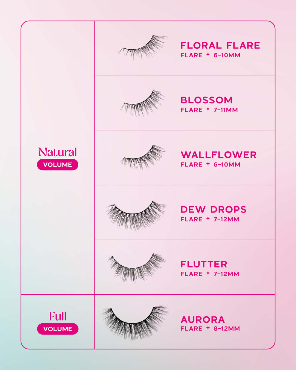 Wallflower Half Lash – Velour