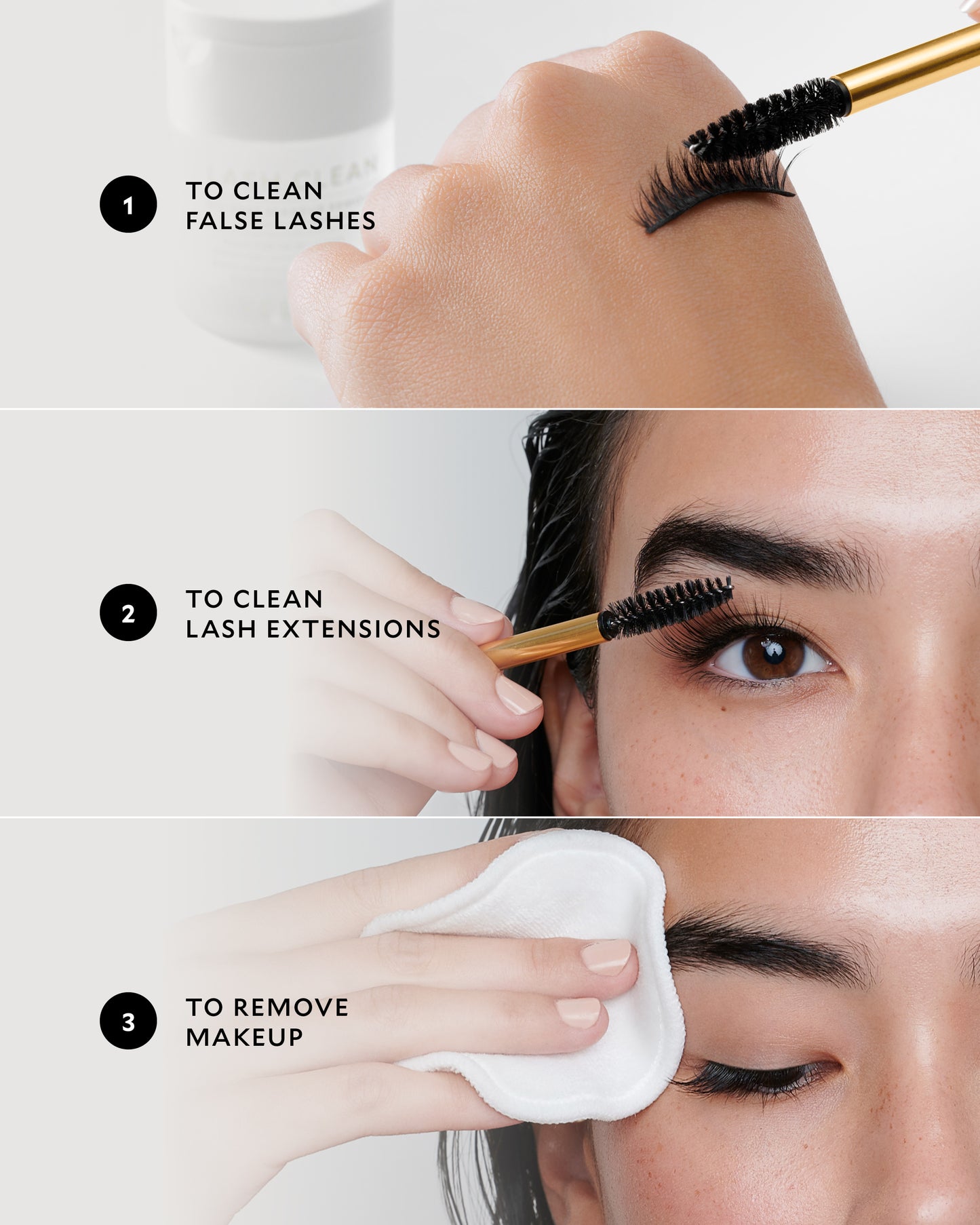 Oil-Free False Eyelash Cleaning Set | Velour Beauty